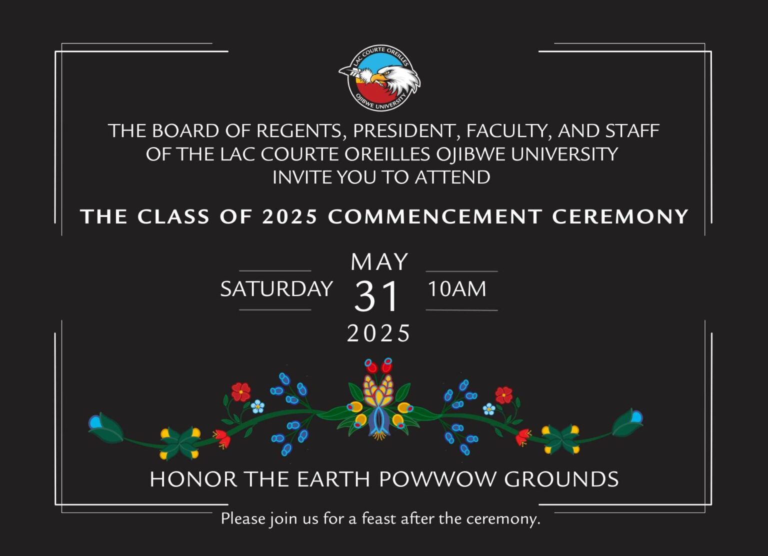 LCOOU 2025 Commencement – The Official Website of Lac Courte Oreilles